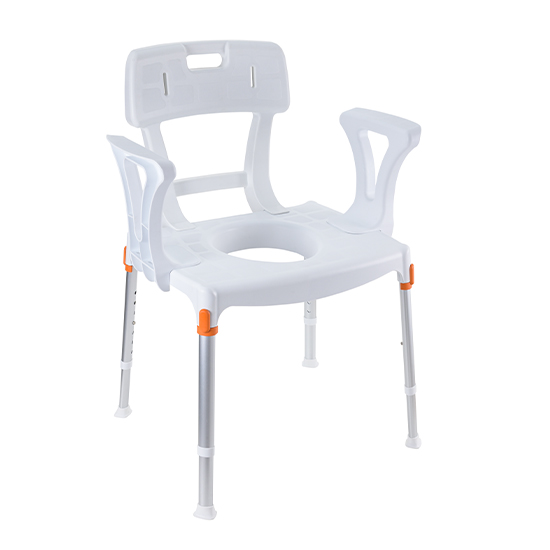 Comoda WC con braccioli e schienale - WIMED